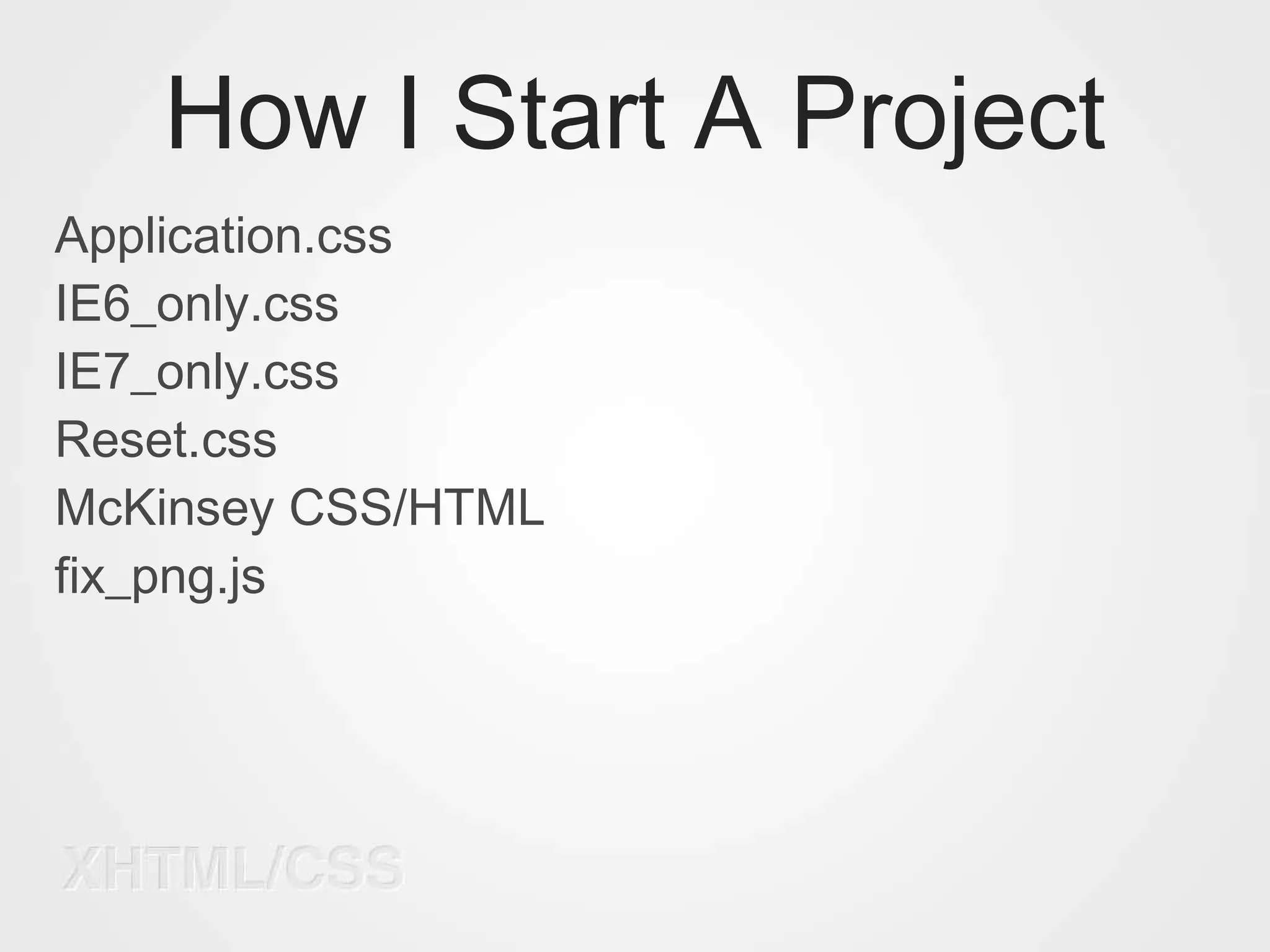 XHTML/CSS Presentation | PPT