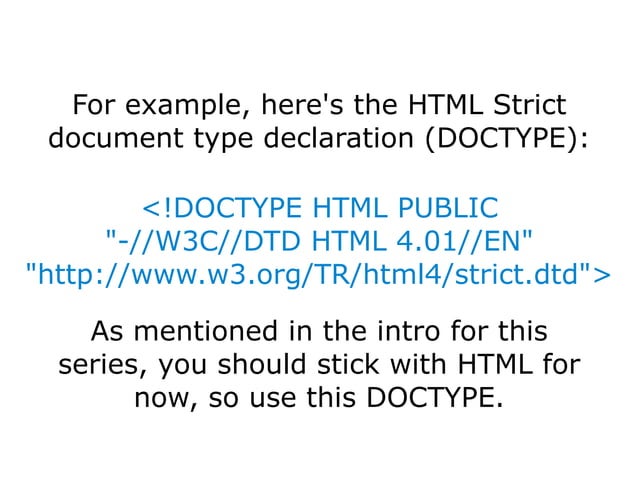The (X)HTML Document | PPT
