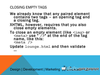 Xhtml validation | PPT | Web Design and HTML | Internet