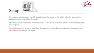 Unpacking quotes | PPTX