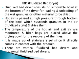Pharmaceutical Drying Process | PPTX