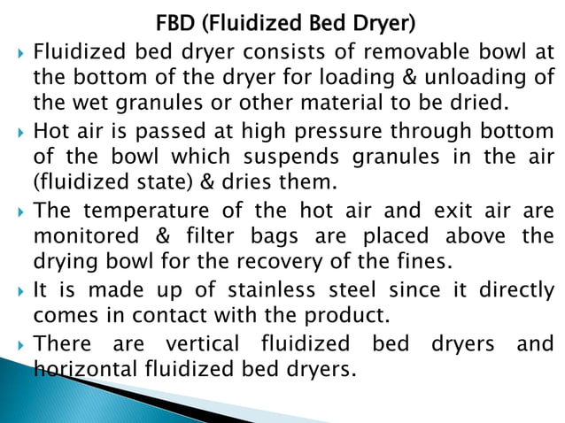 Pharmaceutical Drying Process | PPTX