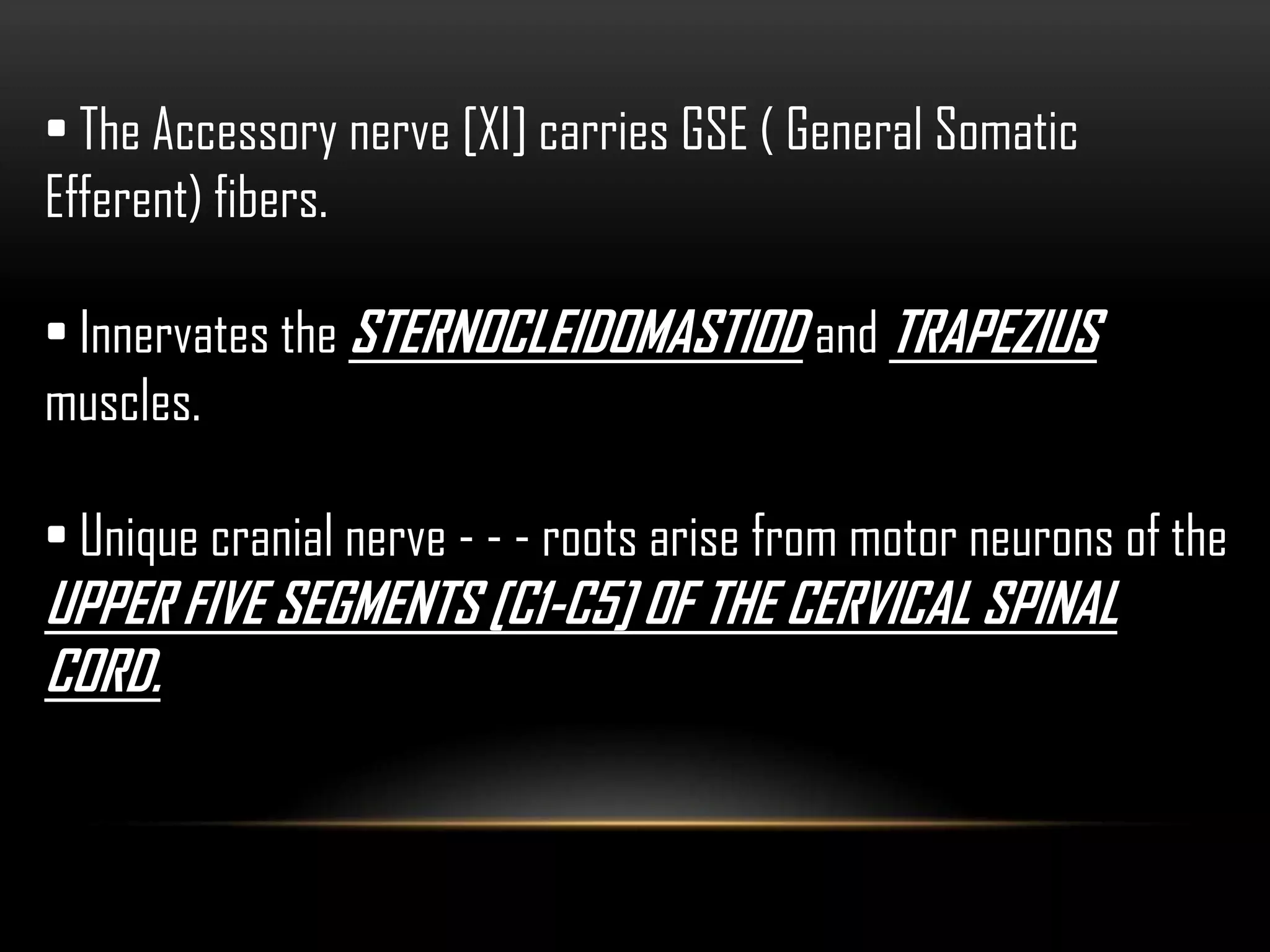 Xi cranial nerve | PPTX