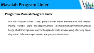 Program Linier | PPSX