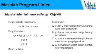 Program Linier | PPSX