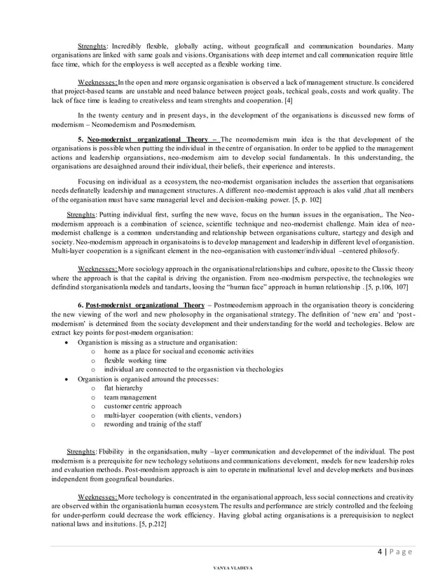 Modern organizational structures | DOCX