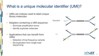 Improving exome sequencing, targeted sequencing, and low frequency ...