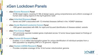 Improving exome sequencing, targeted sequencing, and low frequency ...