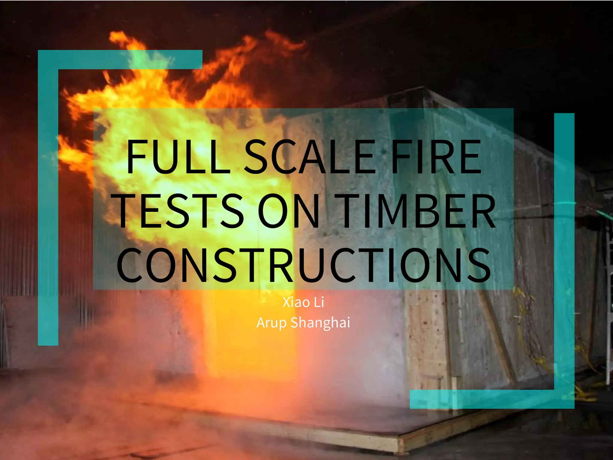 Full scale fire tests on timber constructions | PDF