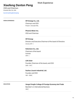 Xiaofeng Denton Peng Bio & Work Experience.pdf