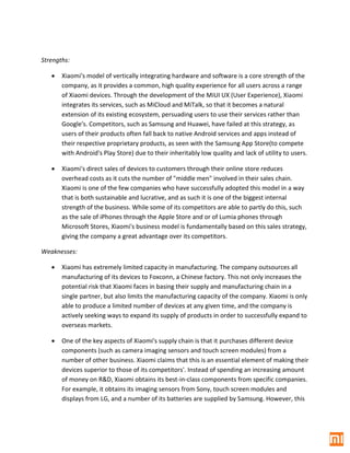 Xiaomi Inc.: Positioning and Strategy for Entry into Indian Smartphone ...