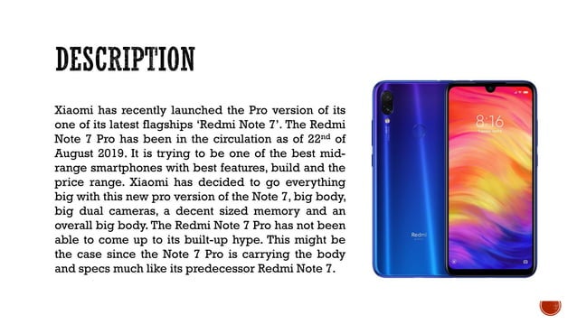 Xiaomi redmi note 7 pro | PPT