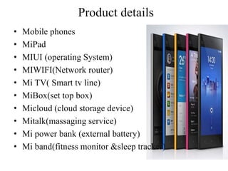 Xiaomi supply chain Concepts | PPTX