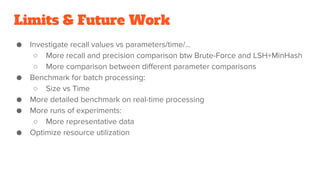 Benchmark MinHash+LSH algorithm on Spark | PDF | Databases | Computer Software and Applications