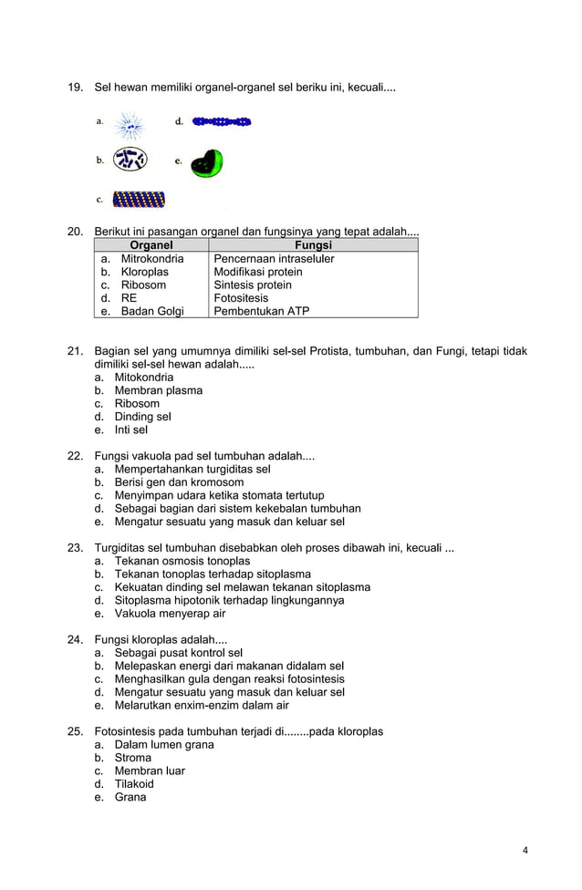 Soal biologi xi 7 | PDF