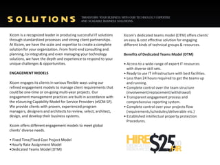 Xicom Technologies - Web Development Services | PPT | Web Development | Internet