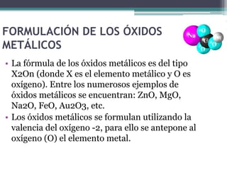 Óxidos Metálicos | PPTX