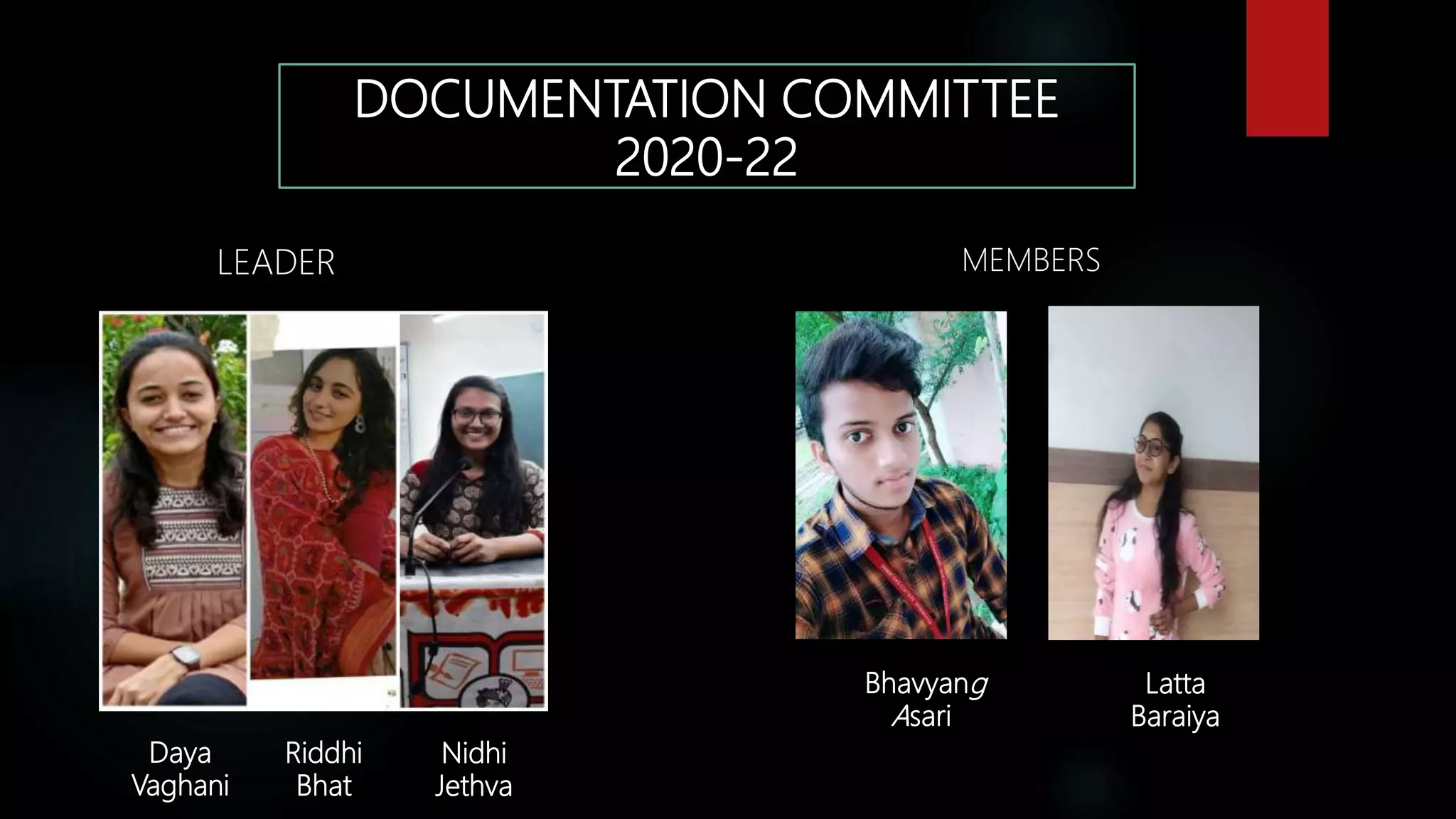 Documentation committee | PPTX