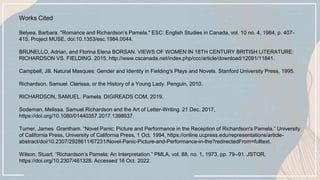 Samuel Richardson's 'Pamela' and 'Clarissa' | PPTX