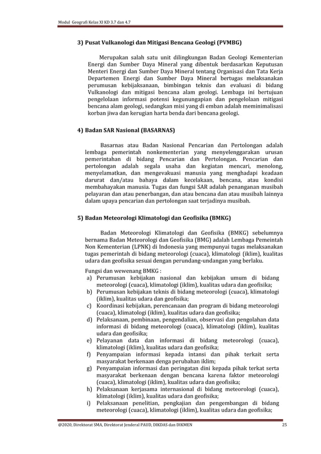 Xi geografi kd_3_7_mitigasi_bencana_alam | PDF