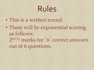 Round 4 - 4th Pauling Finals | PPT