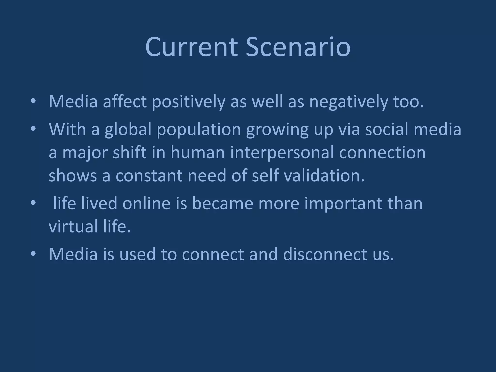 How Social Media Shapes our identity | PPTX