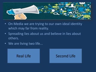 How Social Media Shapes our identity | PPTX