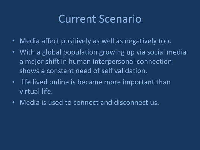 How Social Media Shapes our identity | PPTX