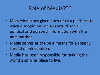 How Social Media Shapes our identity | PPTX