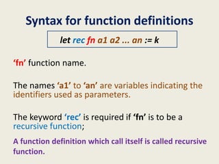 XII Computer Science- Chapter 1-Function | PPTX