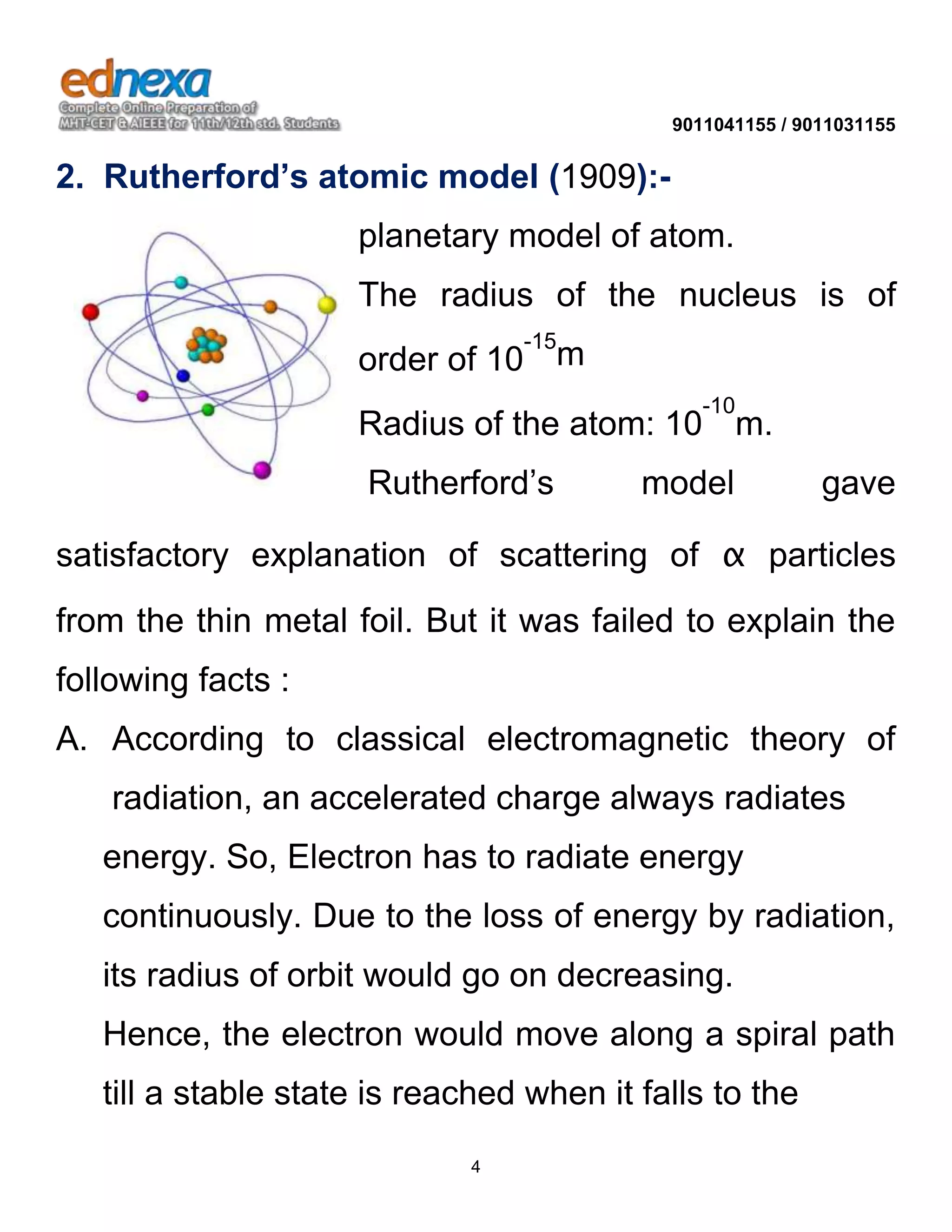 12th Physics - Atoms Molecules and Nuclei for JEE Main 2014 | DOCX
