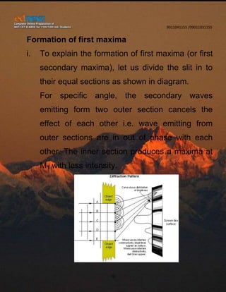 Notes for 12th Physics - Interference and Diffraction | DOCX