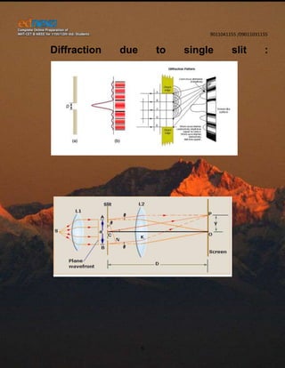 Notes for 12th Physics - Interference and Diffraction | DOCX