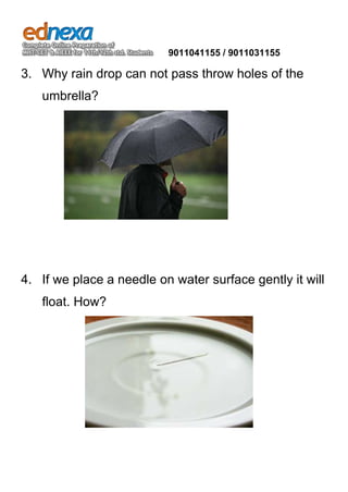 Understanding Surface Tension Part 1 - 12th Physics | DOCX