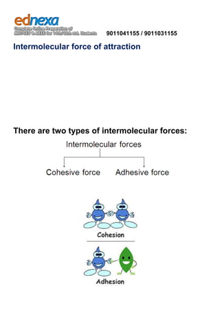 Understanding Surface Tension Part 1 - 12th Physics | PDF