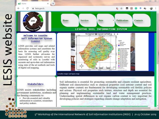 XIIb - Lesotho Soil Information System (LESIS) | PPT