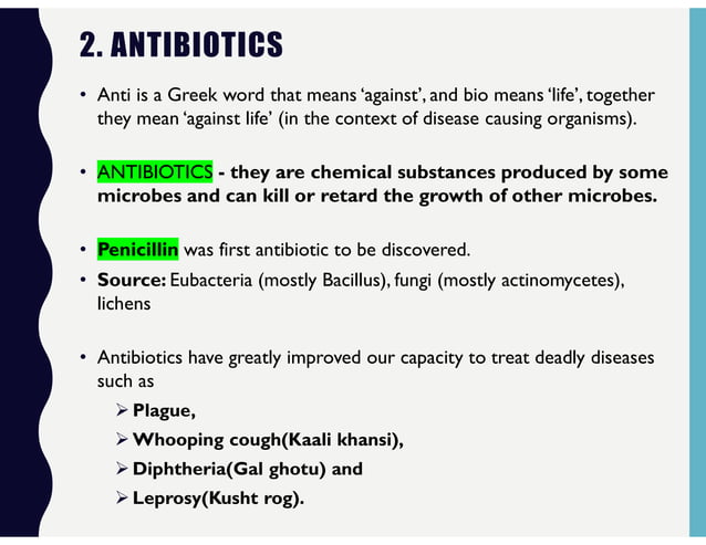 XII bio microbes in human welfare complete | PDF