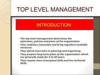 levels of management | PPT