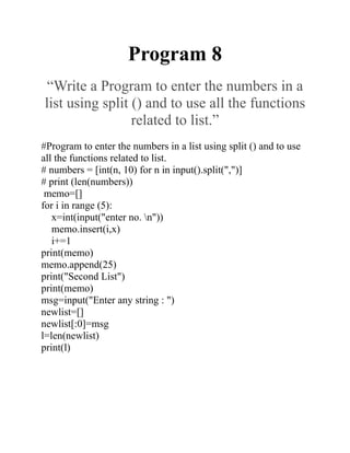 xii cs practicals | PDF | Databases | Computer Software and Applications