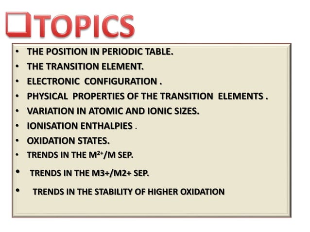XII d & f block elements Notes.pptx