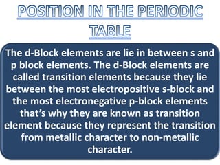 XII d & f block elements Notes.pptx