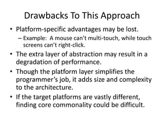 Cross-Platform Software Design | PPT
