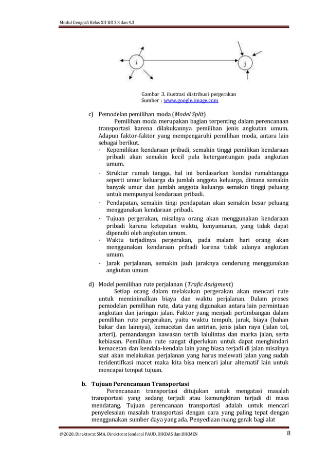 Xii geografi kd 3.3_ pemanfaatan peta untuk jaringan transportasi | DOCX