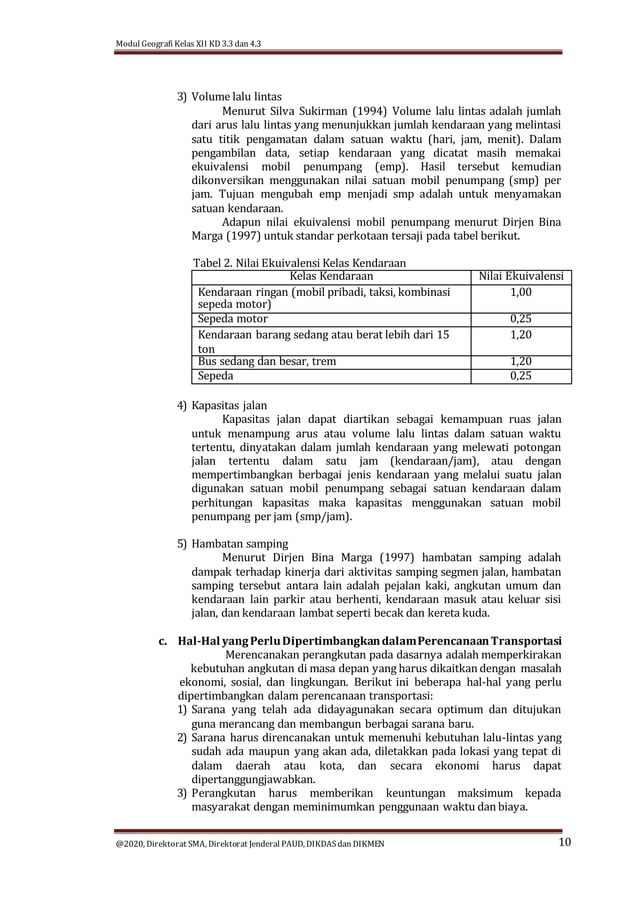 Xii geografi kd 3.3_ pemanfaatan peta untuk jaringan transportasi | PDF