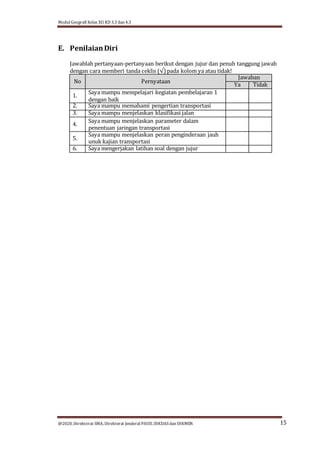 Xii geografi kd 3.3_ pemanfaatan peta untuk jaringan transportasi | DOCX