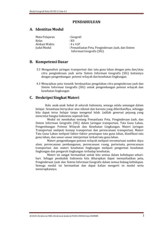 Xii geografi kd 3.3_final pemanfaatan sig untuk pengembangan potensi ...