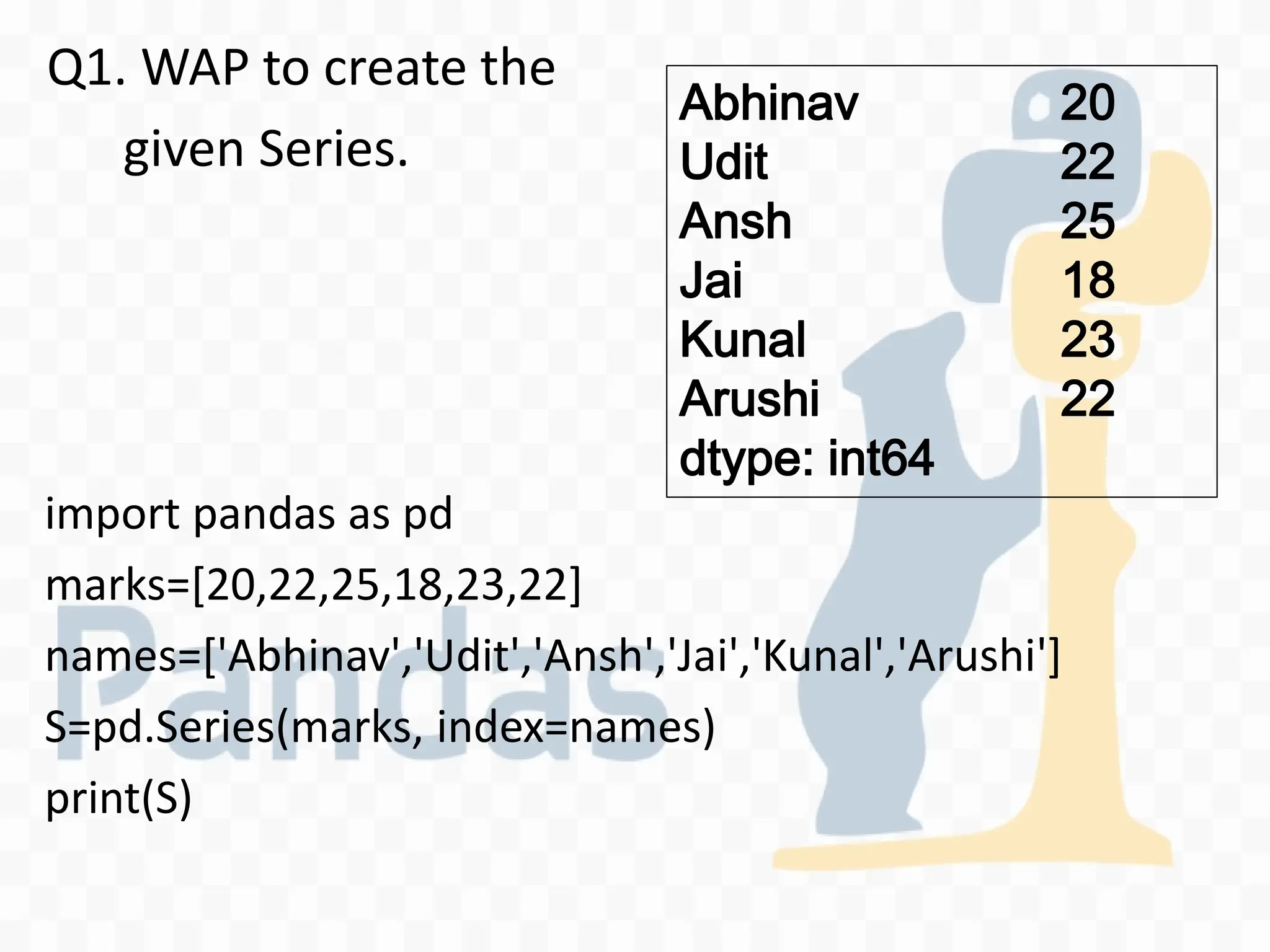 XII IP Ch 1 Python Pandas - I Series.pdf