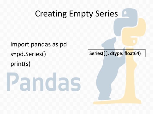 XII IP Ch 1 Python Pandas - I Series.pdf | Factual | Genres
