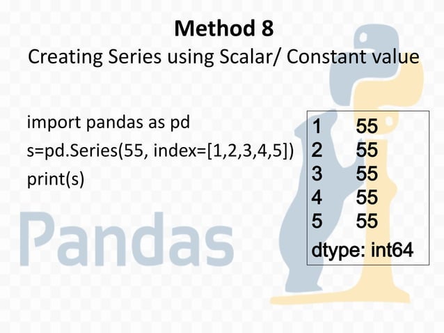 XII IP Ch 1 Python Pandas - I Series.pdf | Factual | Genres