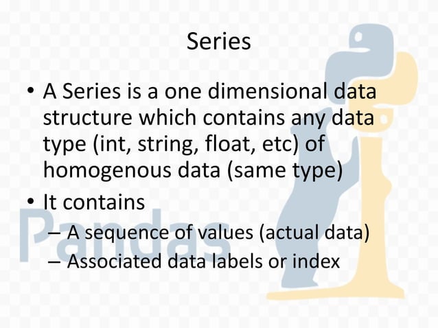 XII IP Ch 1 Python Pandas - I Series.pdf | Factual | Genres